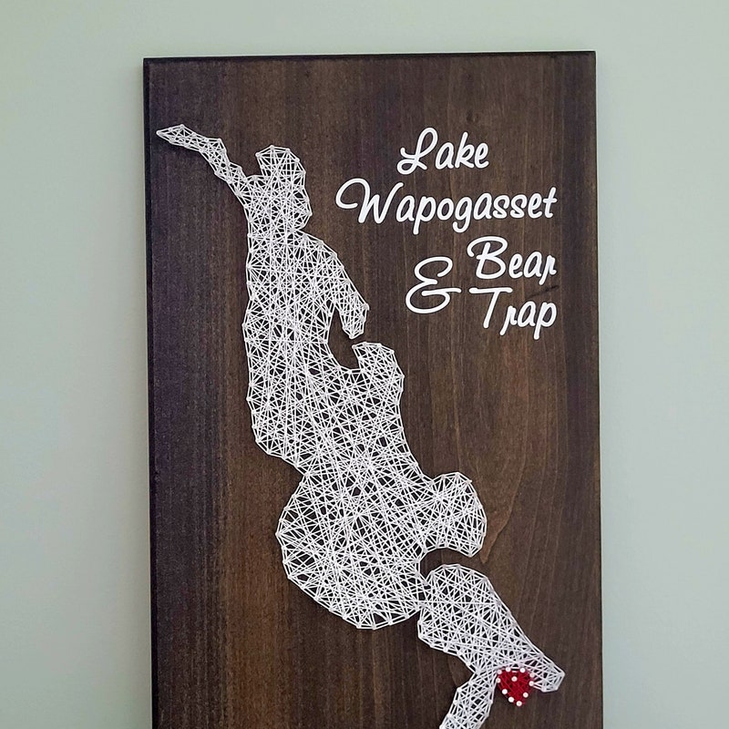 Lake String Art - Etsy