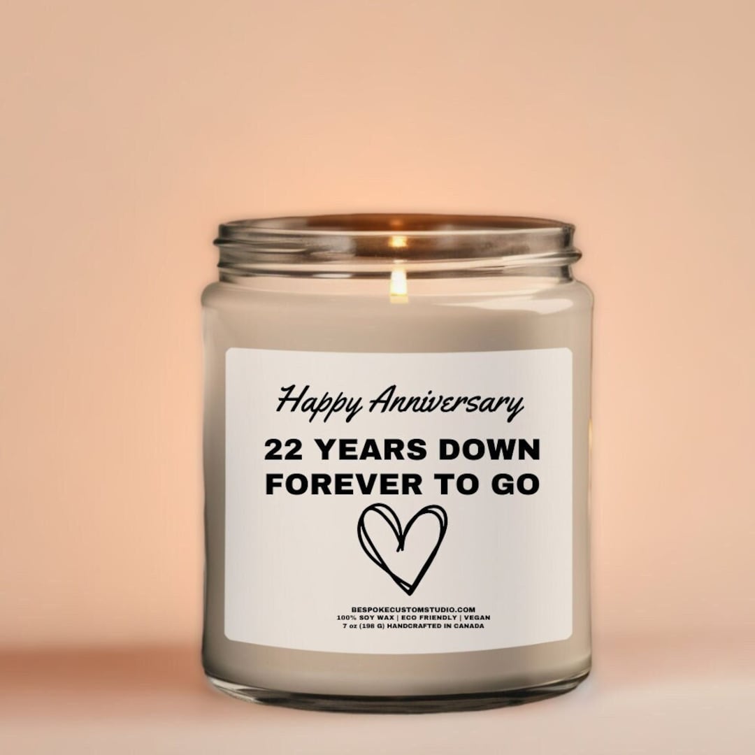 22nd Wedding Anniversary Gif, 22nd Anniversary Gifts, 22 Year ...