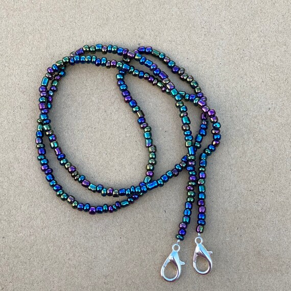 Glass Bead Mask Chain | Etsy
