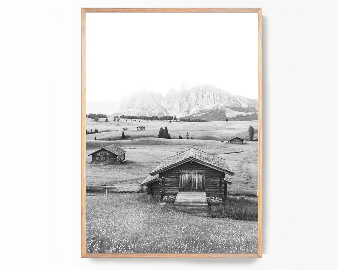 Farm Set of 6 Prints Rustic Home Decor Kitchen Farm Poster | Etsy