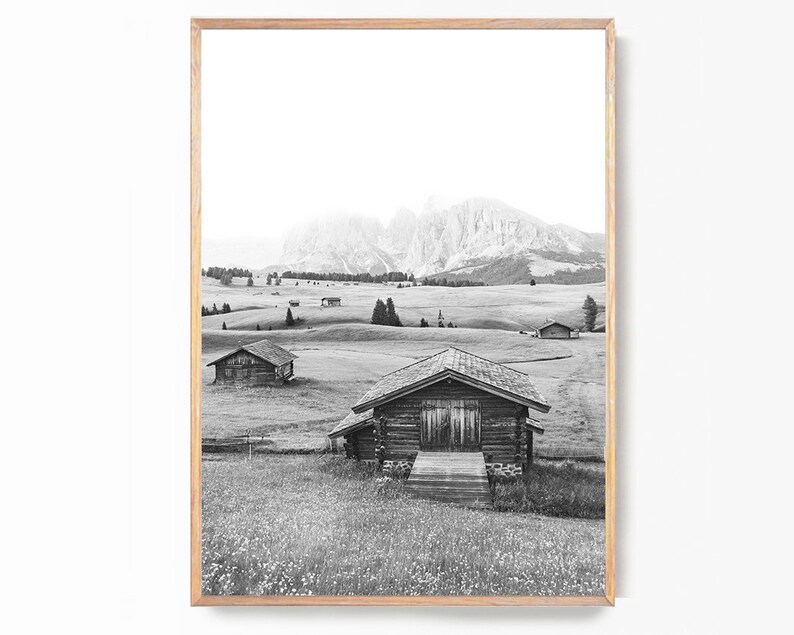 Farm Set of 6 Prints Rustic Home Decor Kitchen Farm Poster | Etsy