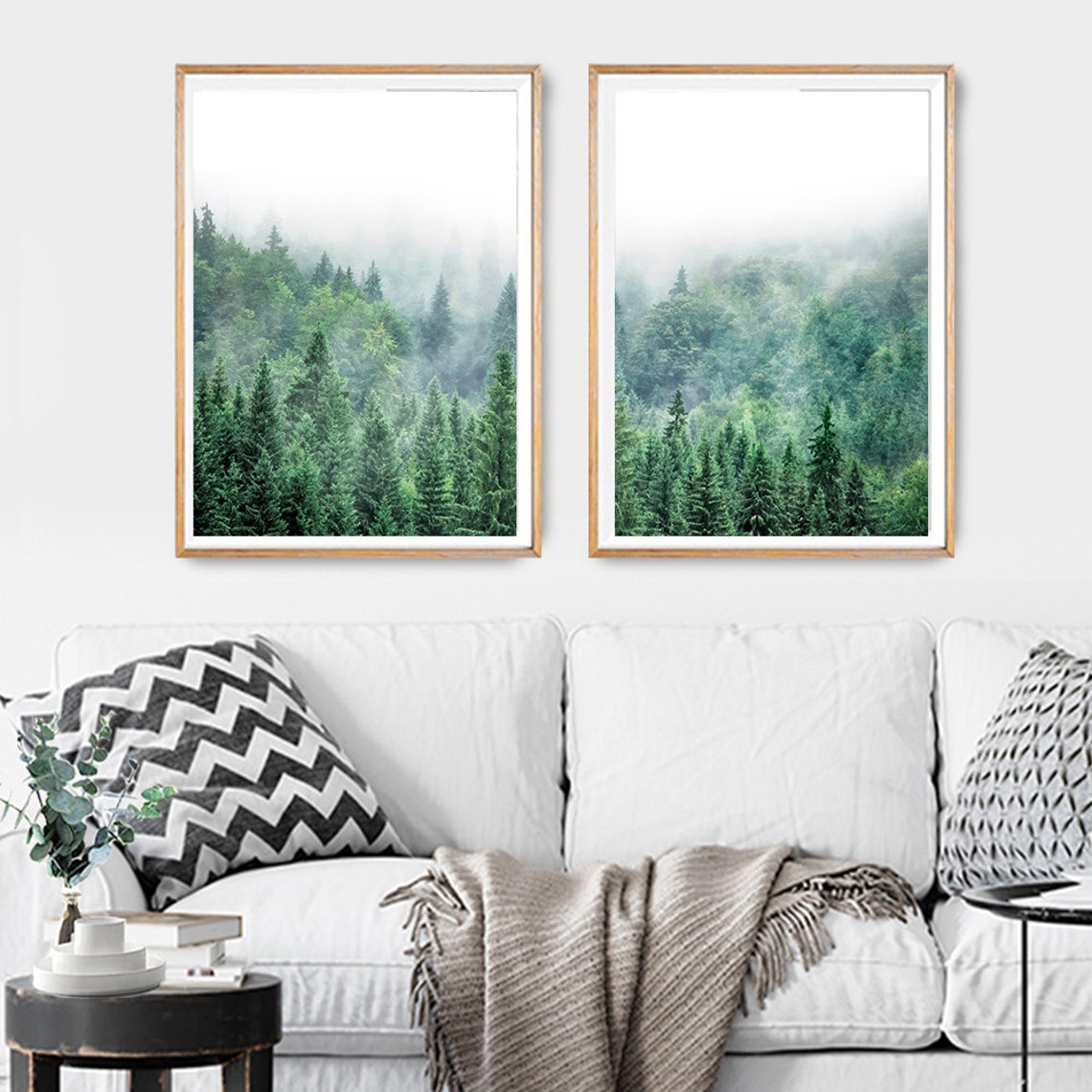 Forest Set 2 of Prints Landscape Photo Large Giclee Poster | Etsy