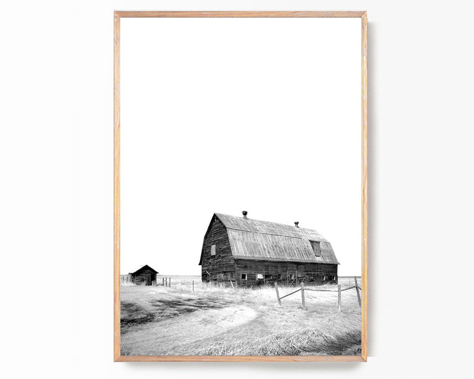 Farm Set of 6 Prints Rustic Home Decor Kitchen Farm Poster | Etsy