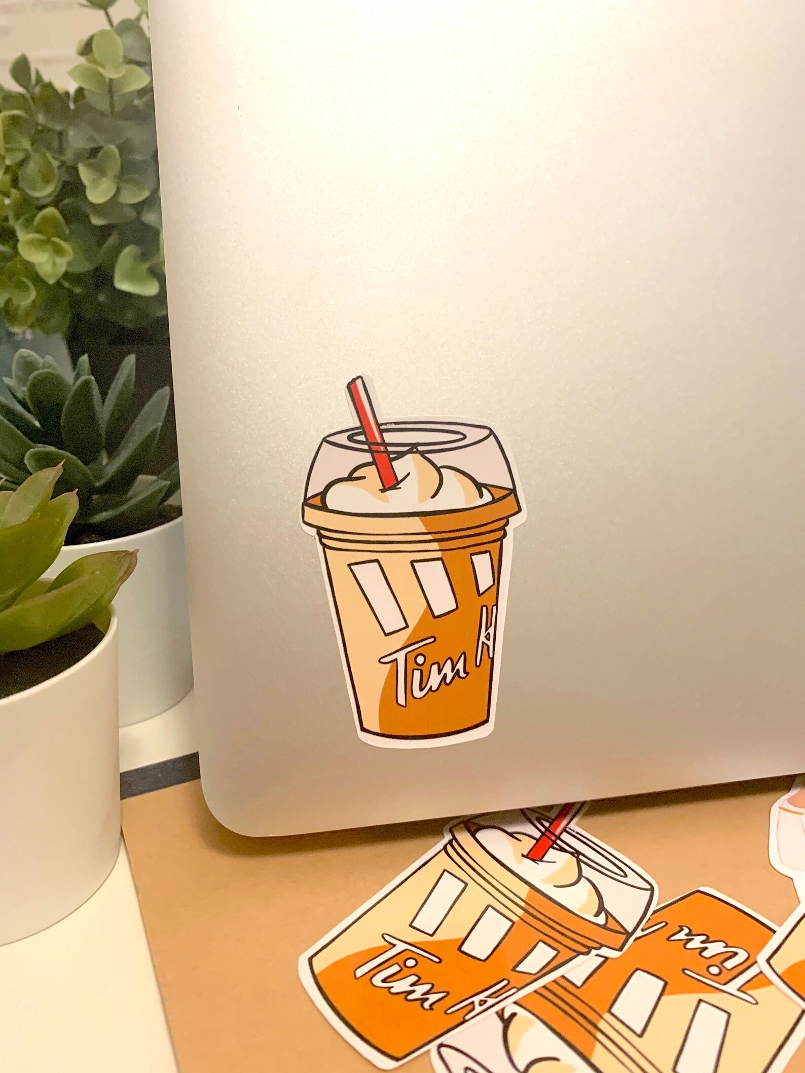 Tim Hortons Iced Capp Sticker Glossy Vinyl Waterproof Iced - Etsy Canada