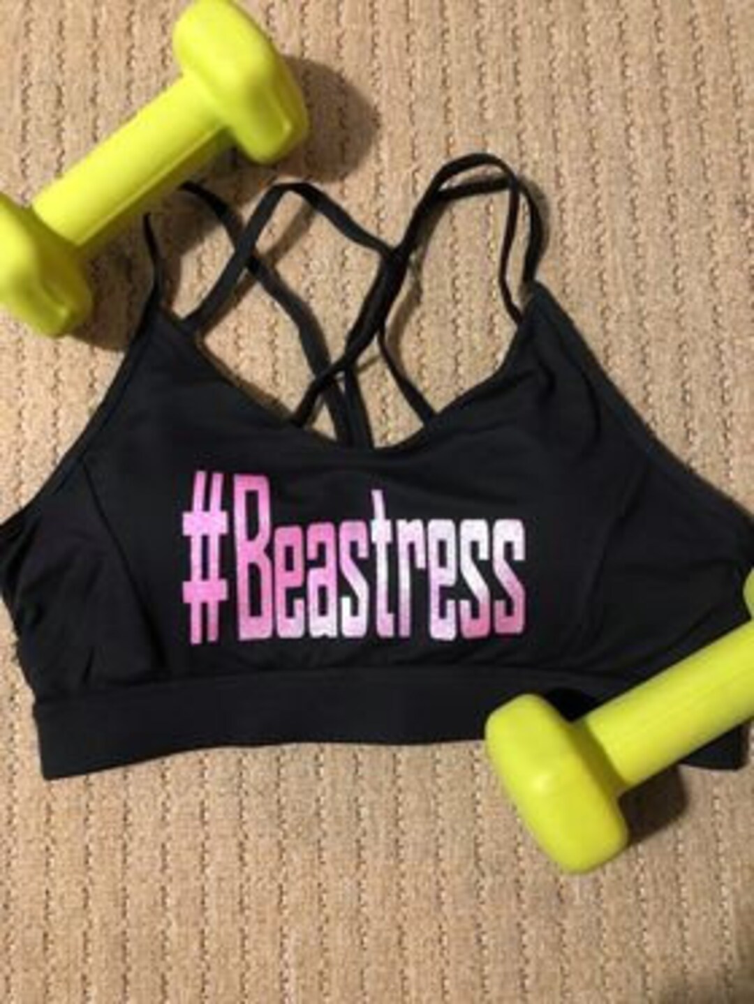 Sports Bra With Custom Labeling - Etsy