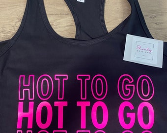 HOT TO GO! Cropped Baby Tee Style Tshirt - Etsy