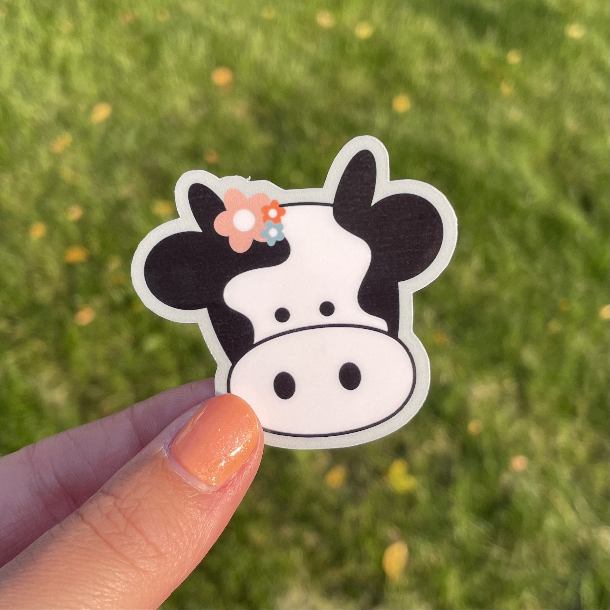 Cow Sticker - Etsy