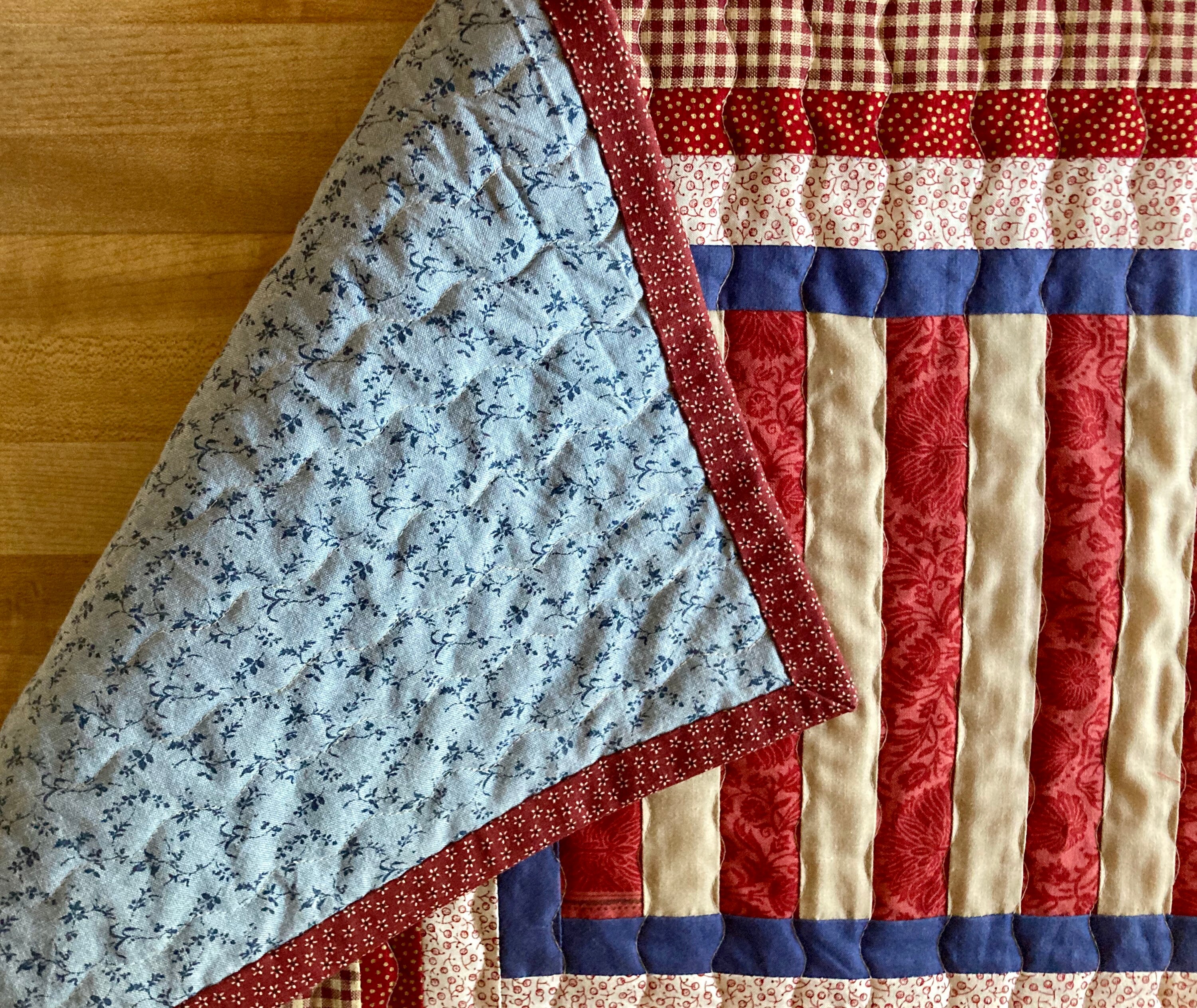 Old Glory Quilted Table Runner - Etsy