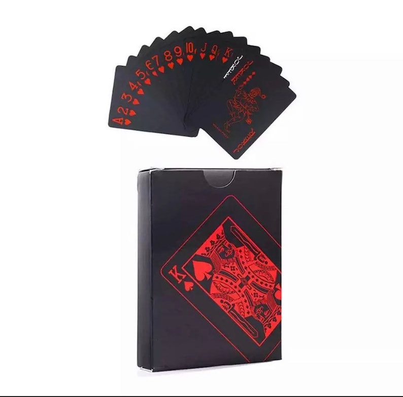 Waterproof Plastic PVC Playing Card Set - Etsy