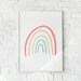 Printable Wall Decor Art Digital Download, Pastel Rainbow Decor ...