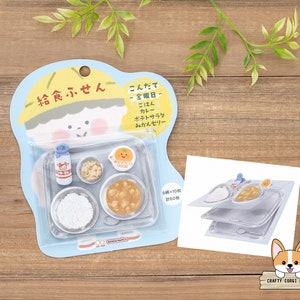 60 Sheets | Sun-star | KYUSHOKU (school Lunch) Die Cut Sticky Notes ...