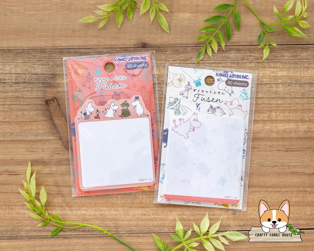 30 Sheets | Kamio X Moomin | Die Cut Sticky Notes Memo Pad | Friends ...