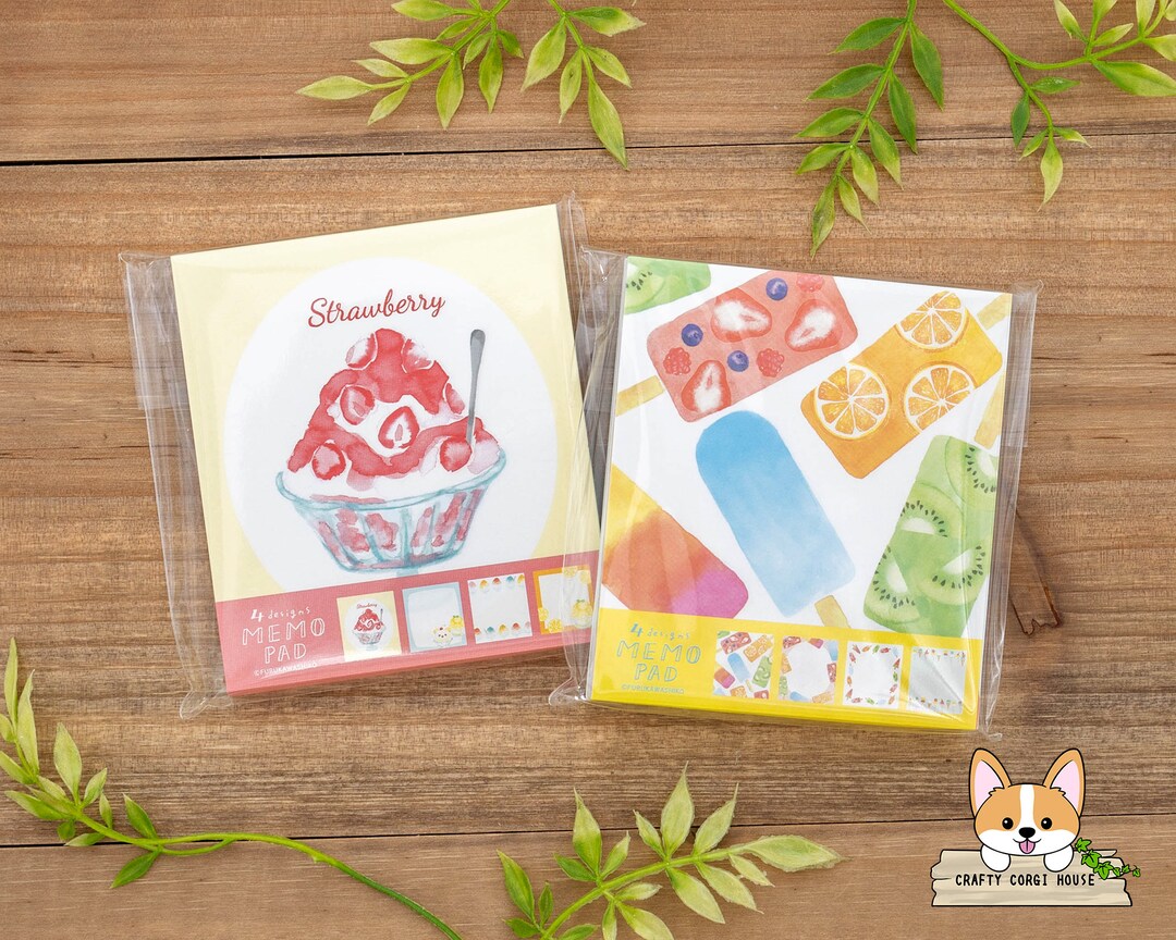 100 Sheets | Furukawashiko | SUMMER LIMITED Desserts 4 Design Memo Pad ...