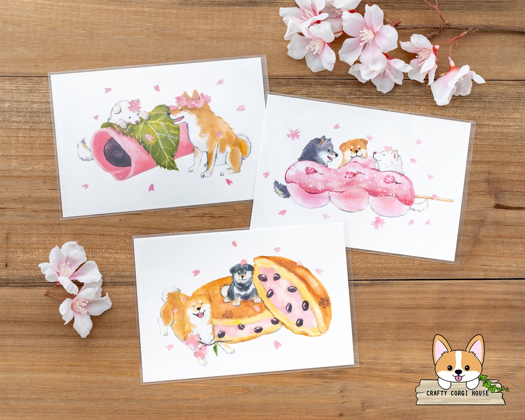 1 Sheet | Active X Natsuka Murata | Shiba Inu & Delicious Spring ...