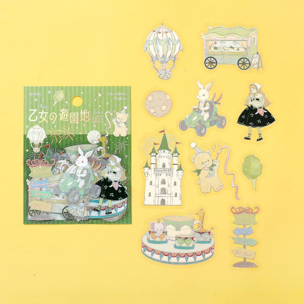 30 Pc | BGM | OTOMENO YUENCHI (maiden's Amusement Park) Holographic ...