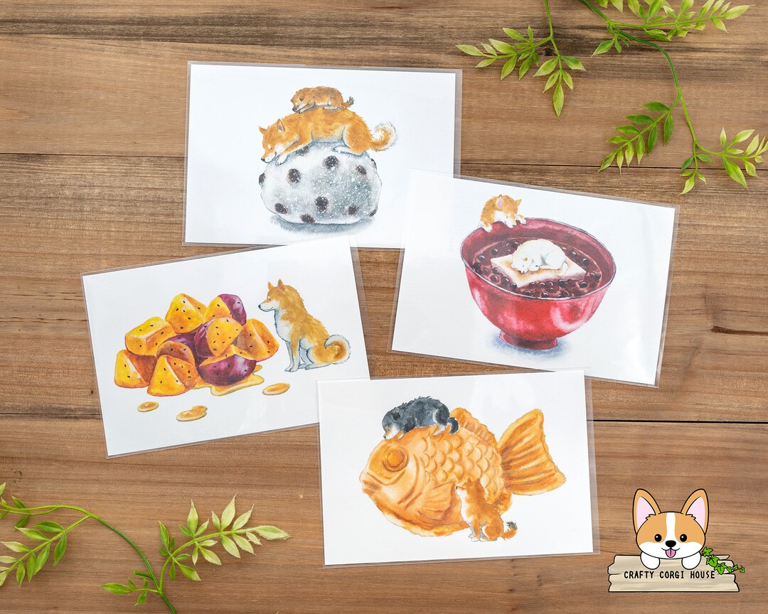 1 Sheet | Active X Natsuka Murata | Shiba Inu & Delicious Japanese ...