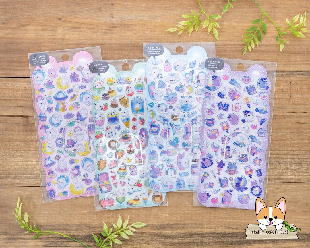 1 Sheet | Q-lia | HAPIPIPI CHOACHOA POP Holographic Glitter Gel ...
