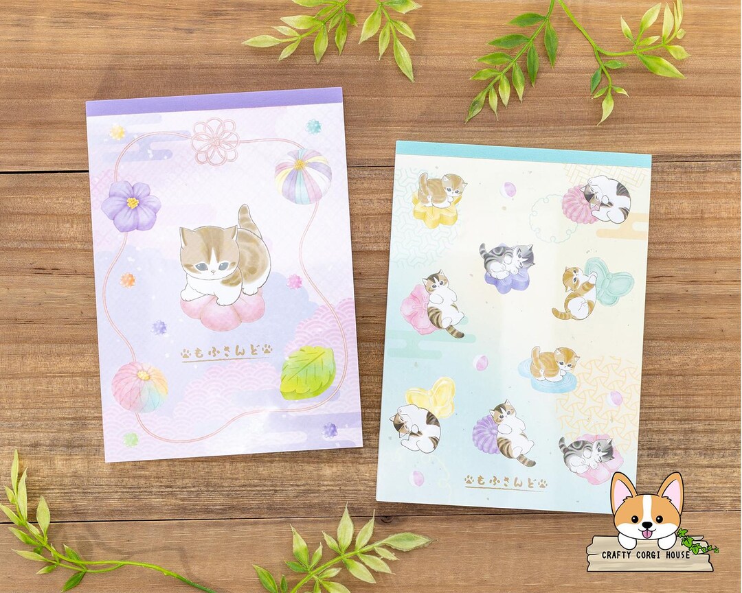 100 Sheets | Sun-star | Cat Kigurumi Wagashi Series A6 Memo Pads ...