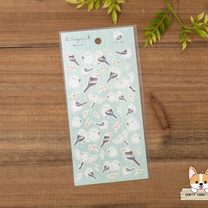 1 Sheet | NB | SAEZURI Bird Stickers | Parakeet & Cockatiel - Lovebird ...