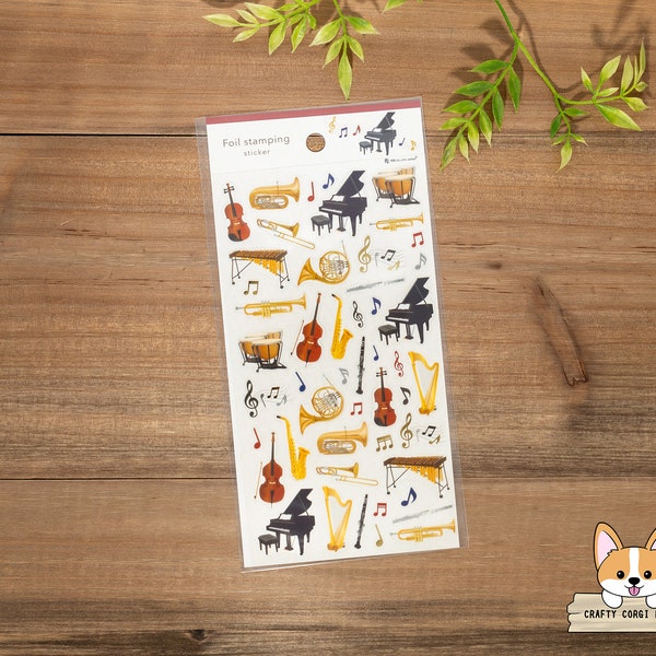 Orchestra Instrument Stickers - Etsy