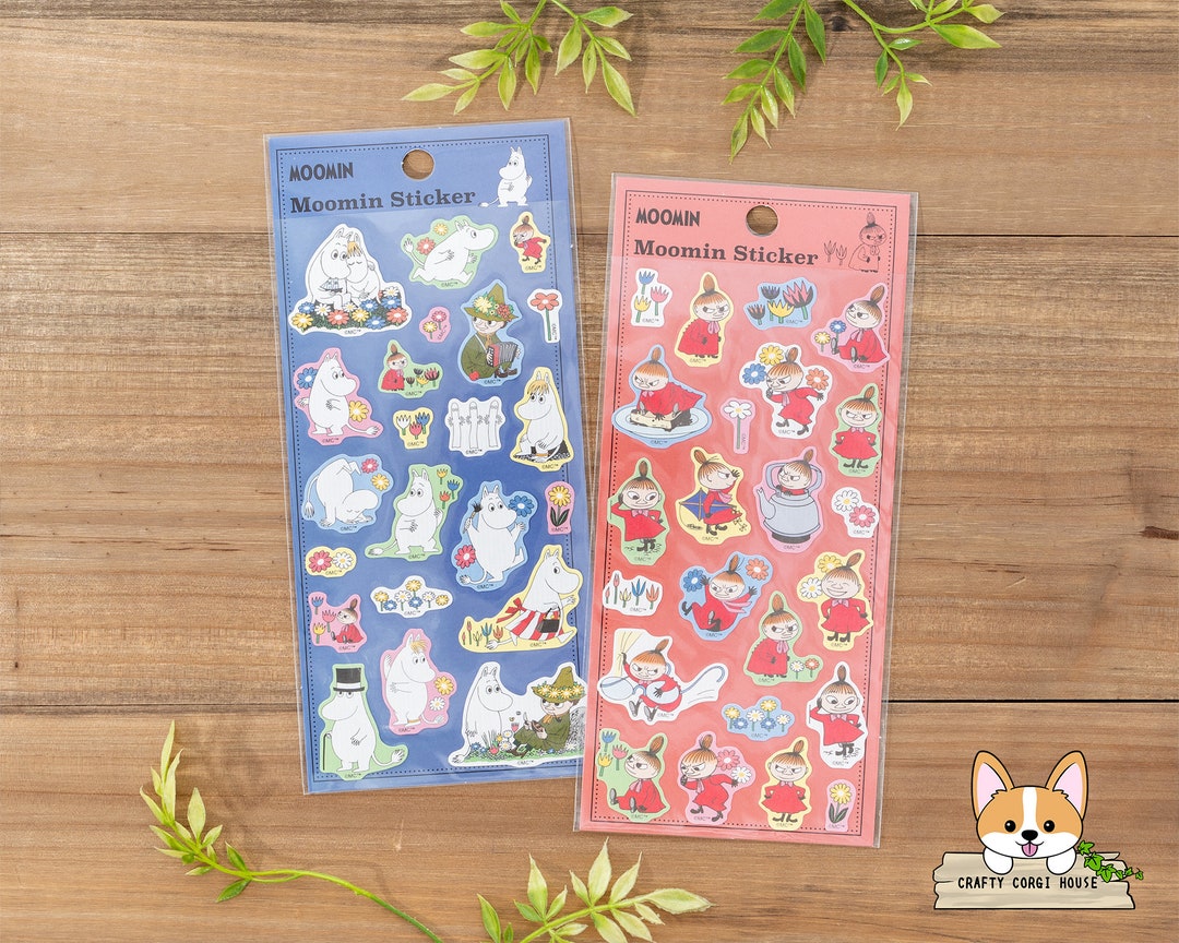 1 Sheet | S&C X Moomin | Spring Washi Stickers | Family Flower - Little ...