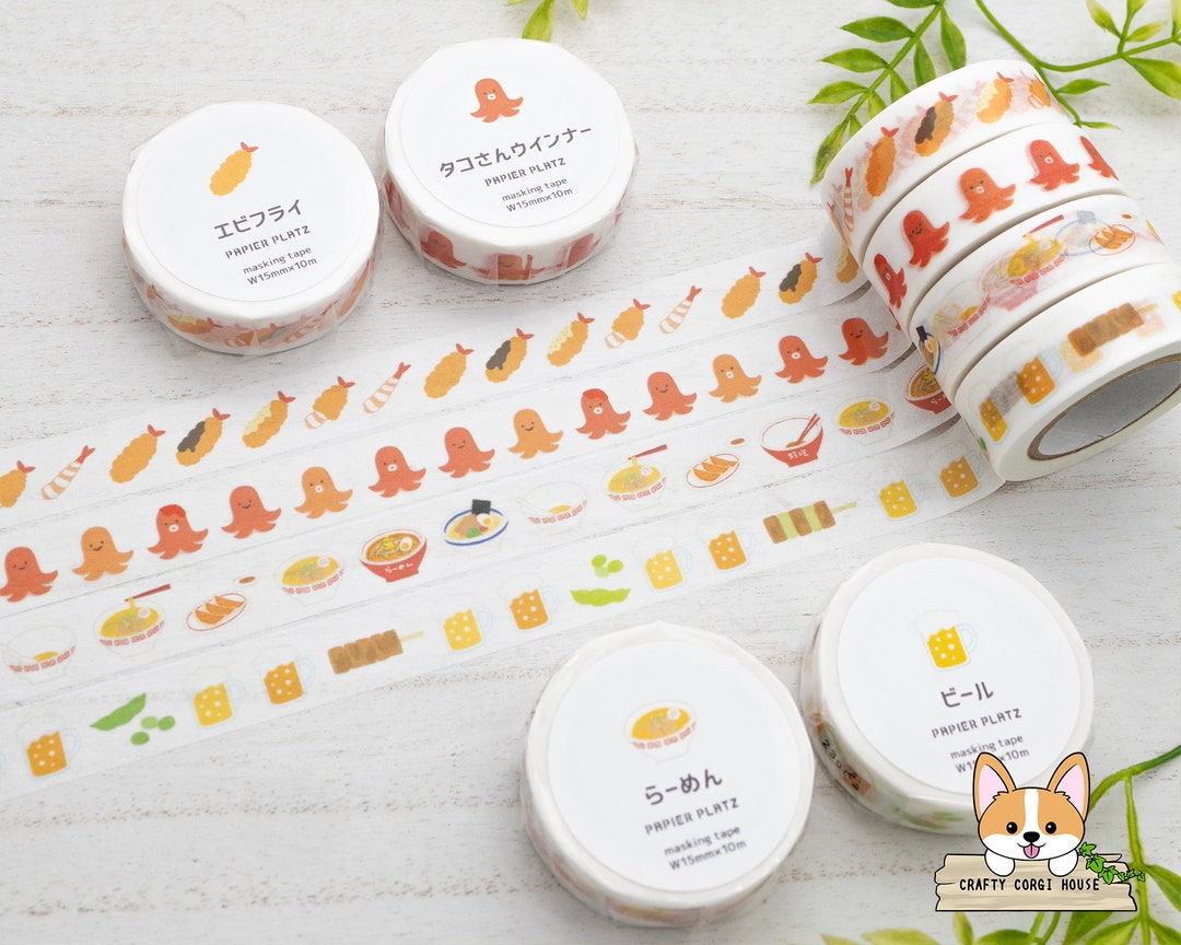 1 Roll | 15mm | Papier Platz X Kamoi Kakoshi | OKAWARIMASUTE Japanese ...
