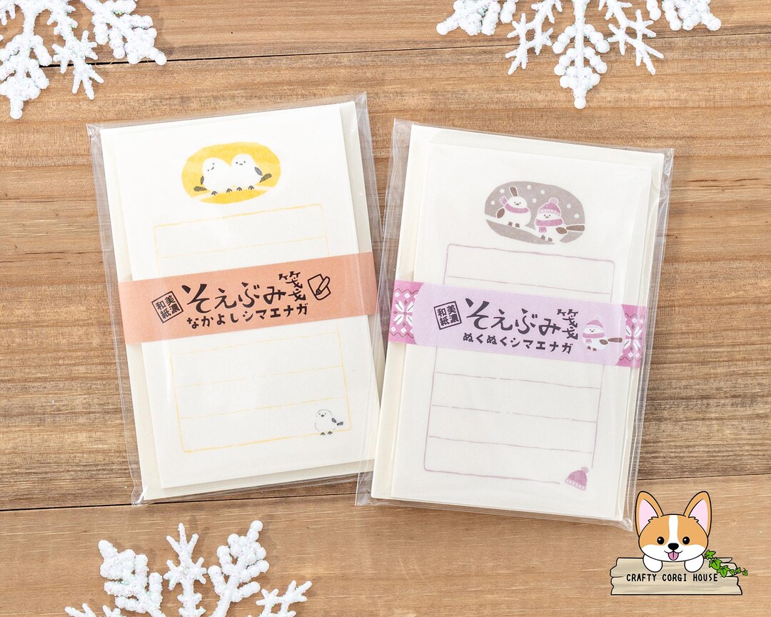 30 Sheets 5 Envelopes | Furukawashiko | Winter Limited SOEBUMI-SEN Mini ...