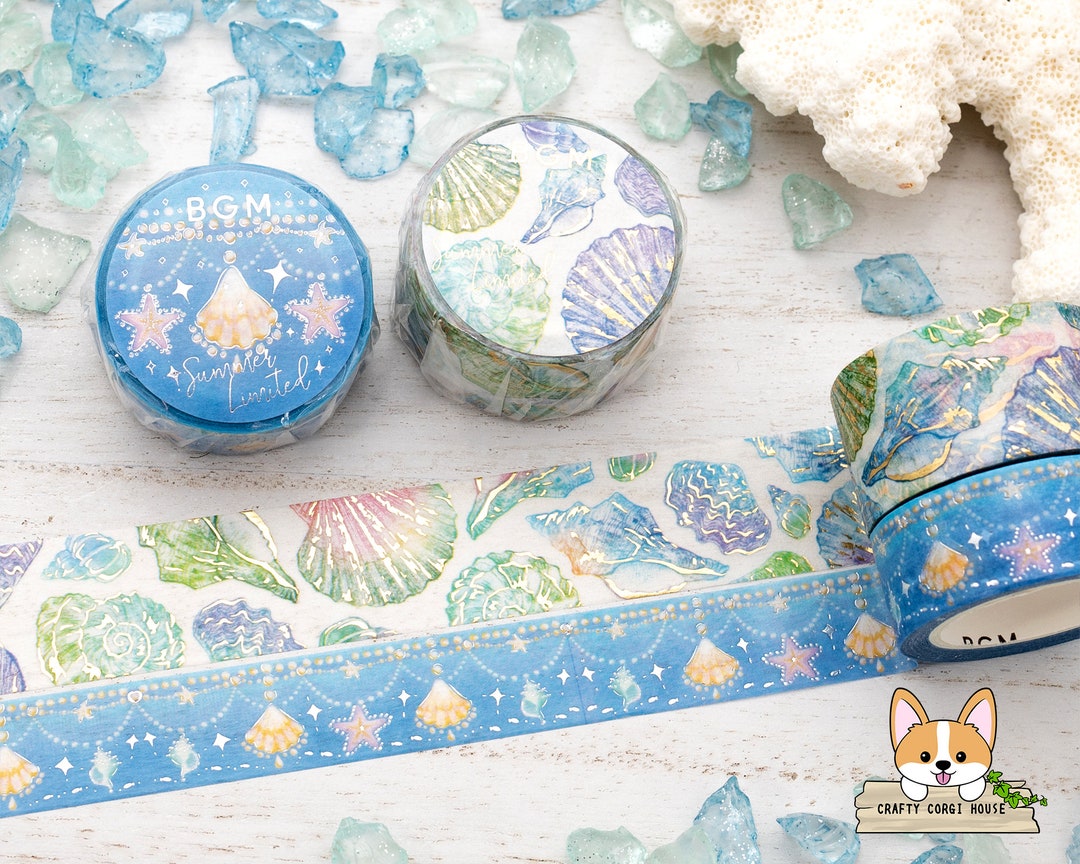 1 or 2 Pc Set | 15mm or 20mm | BGM | SUMMER LIMITED Foil Washi Tape ...