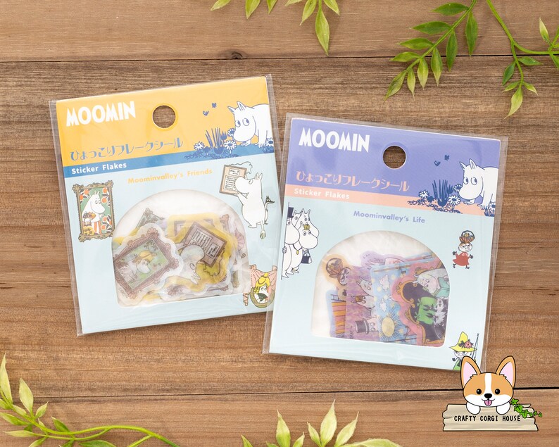 45 Pc | World Craft X Moomin | Washi Die Cut Stickers | Picture Frame ...
