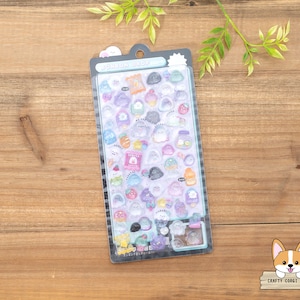 1 Sheet | Q-lia | BONBON DROP Glitter 3D Gel Sticker | Mogu Mogu ...