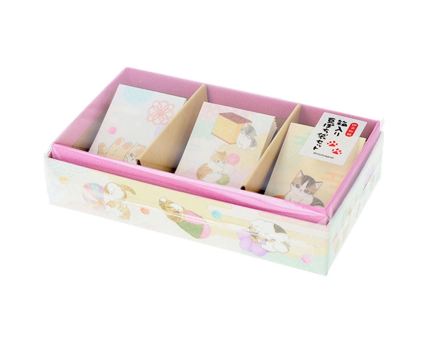 15 Envelopes | Sun-star | Cat Kigurumi Wagashi Series Mini Japanese ...