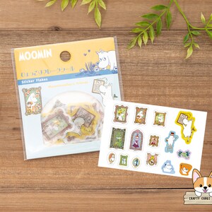 45 Pc | World Craft X Moomin | Washi Die Cut Stickers | Picture Frame ...