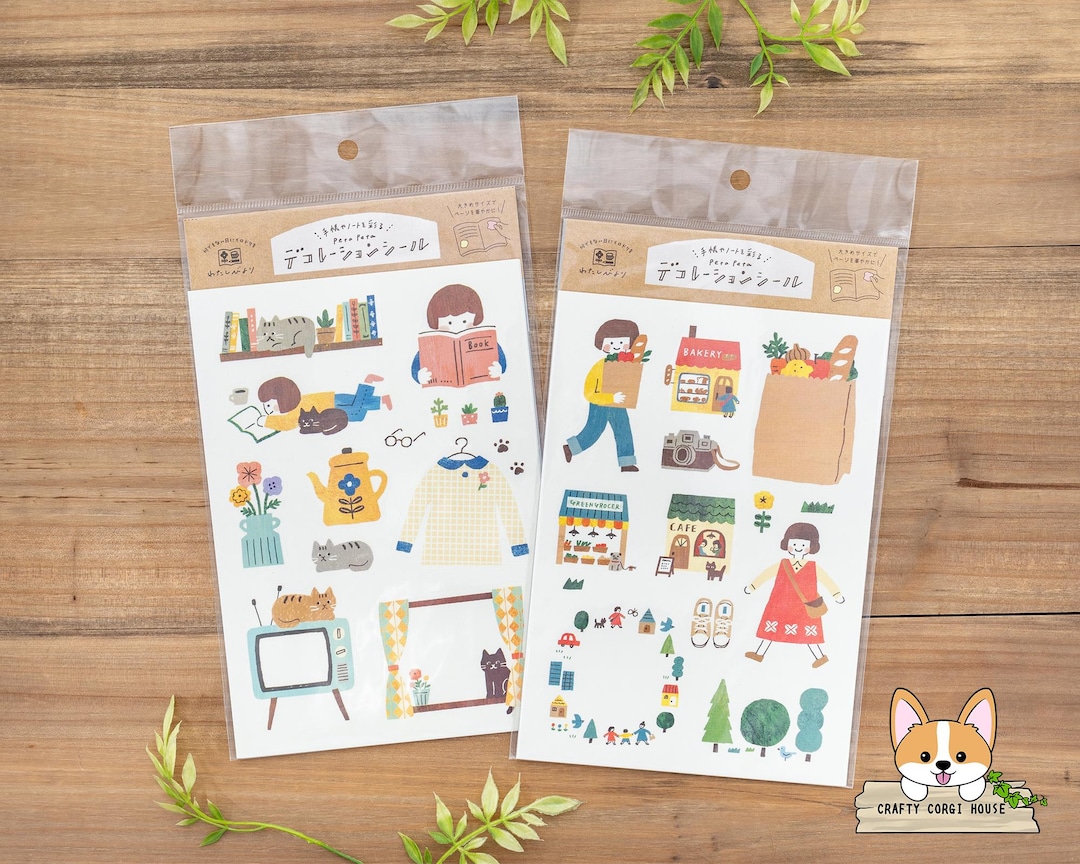 2 Sheets | Furukawashiko | PETA PETA Deco Stickers | Time at Home ...