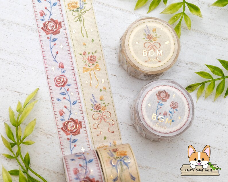 1 or 2 Pc Set 20mm BGM Floral Embroidered Ribbon Foil - Etsy