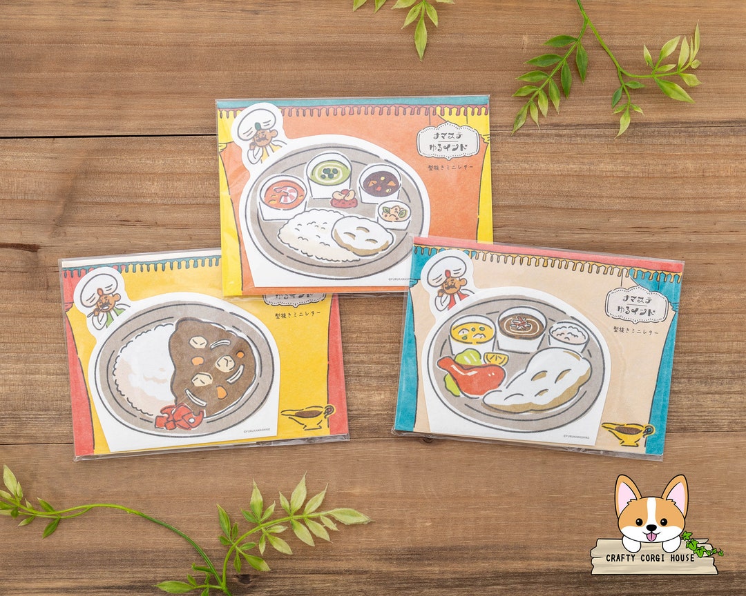 8 Sheets | Furukawashiko | NAMASTE YURU (loose) INDIA Die Cut Mini ...