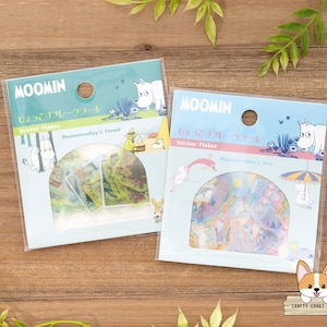 45 Pc | World Craft X Moomin | Washi Die Cut Stickers | Picture Frame ...