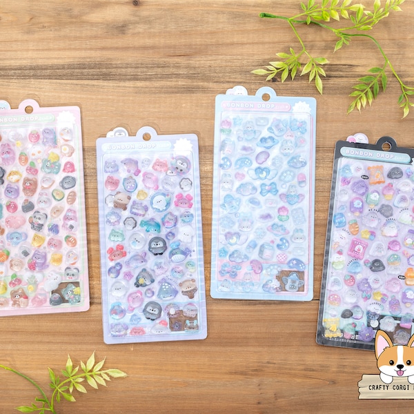 Gel 3d Stickers - Etsy