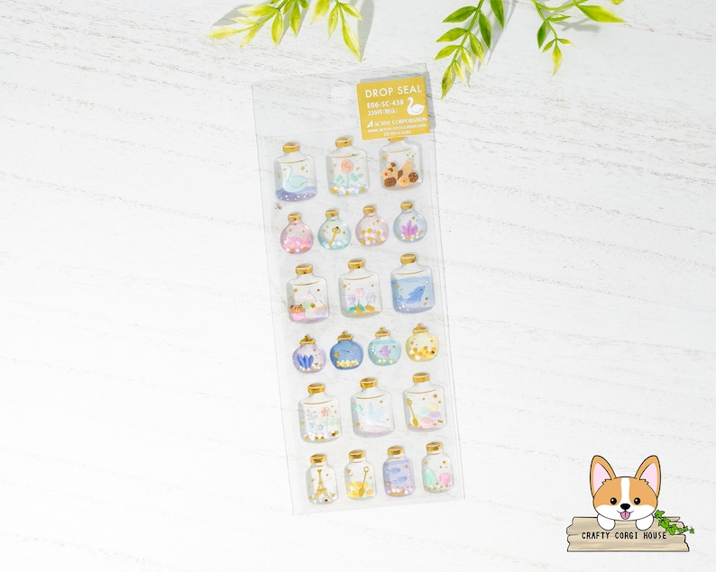 1 Sheet | Active | Drop Gold Foil With Glitter 3D Resin Stickers ...