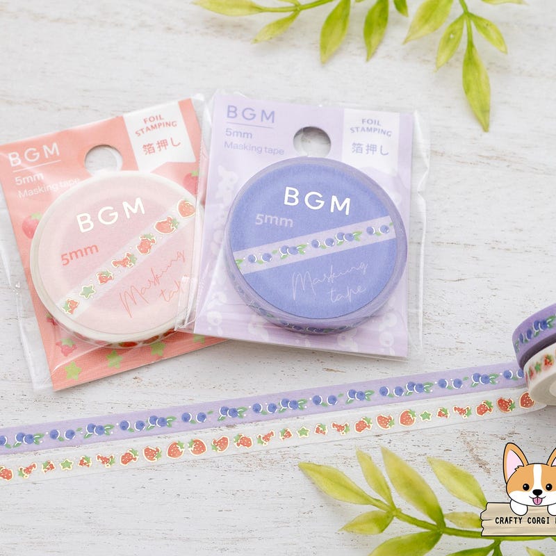 Strawberry Washi Tape - Etsy
