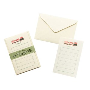 30 Sheets 5 Envelopes | Furukawashiko | Japan Trip Mini Letter Set ...