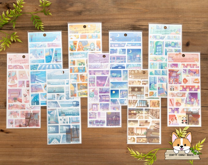 1 or 3 Pc Set| Kamio | SENTIMENTAL MODE Sticker | Room Tour Daydream ...