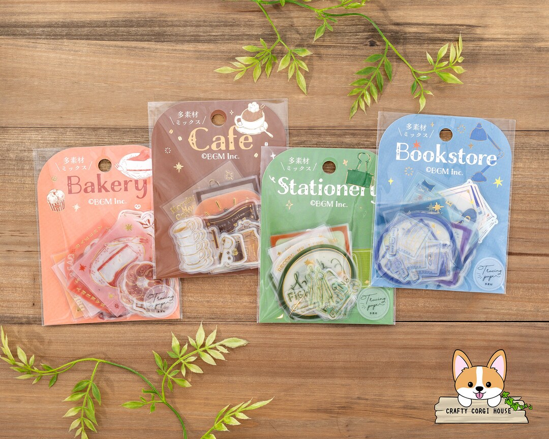 45 Pc | BGM | STORE HOPPING Foil Die Cut Tracing Paper and Paper ...