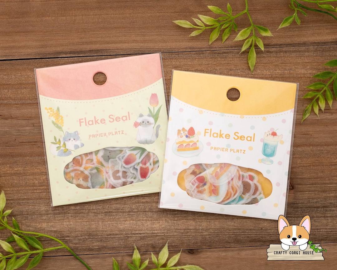 54 Pc | Papier Platz X YOKO | Cute Animal Die Cut Washi Stickers ...