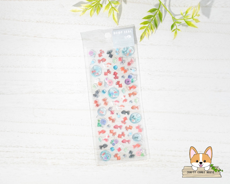 1 Sheet | Active | SUMMER Drop Gold Foil With Glitter 3D Resin Stickers ...