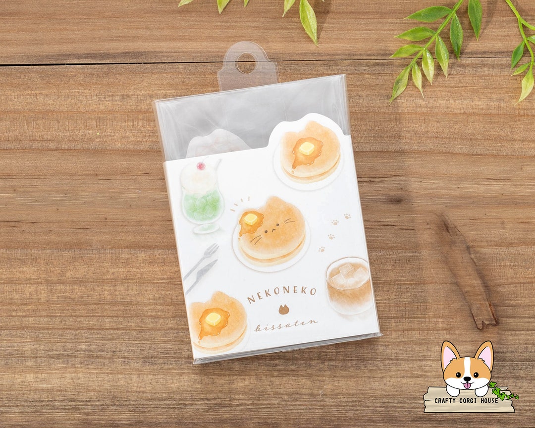 90 Sheets Kamio Cat NEKONEKO PATAPATA Sticky Notes Memo Pad Booklet ...