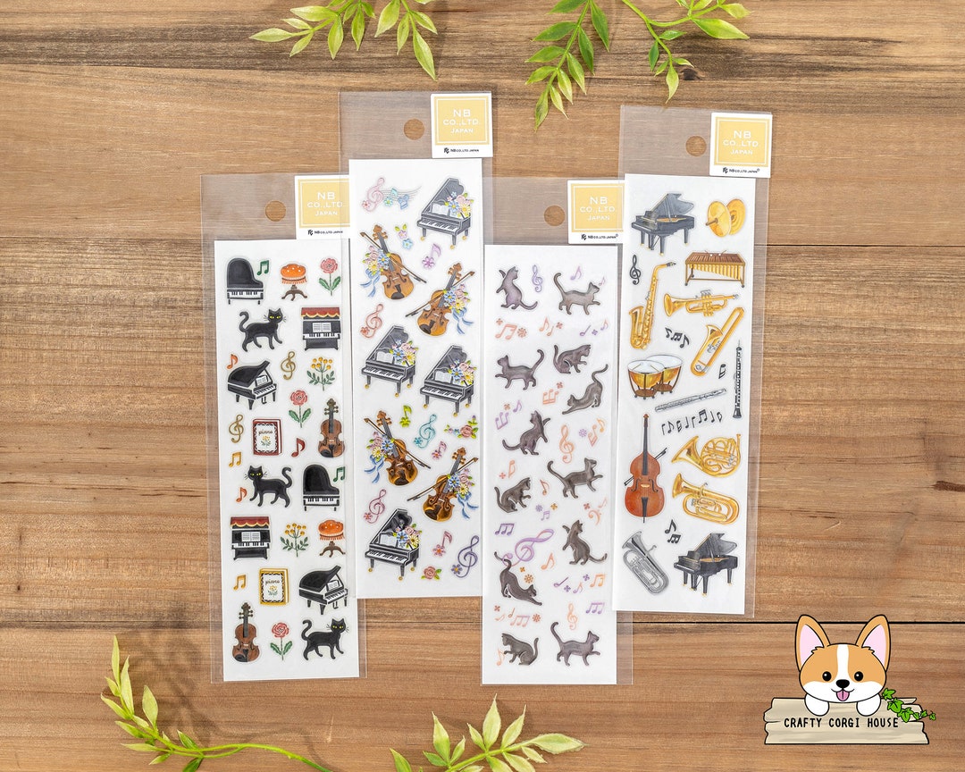 1 Sheet | NB | BIJOU Resin Sticker Sheet | Beyer - Duet - Legato- Brass ...