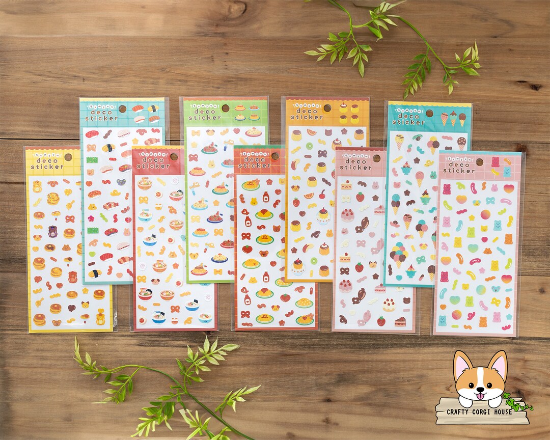 1 or 3 Pc Set | World Craft | YUM YUM Hologram Deco Stickers | Pancake ...