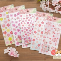 C23 Daiso Rilakkuma Sakura Cherry Blossom Sticker Sheet - Etsy