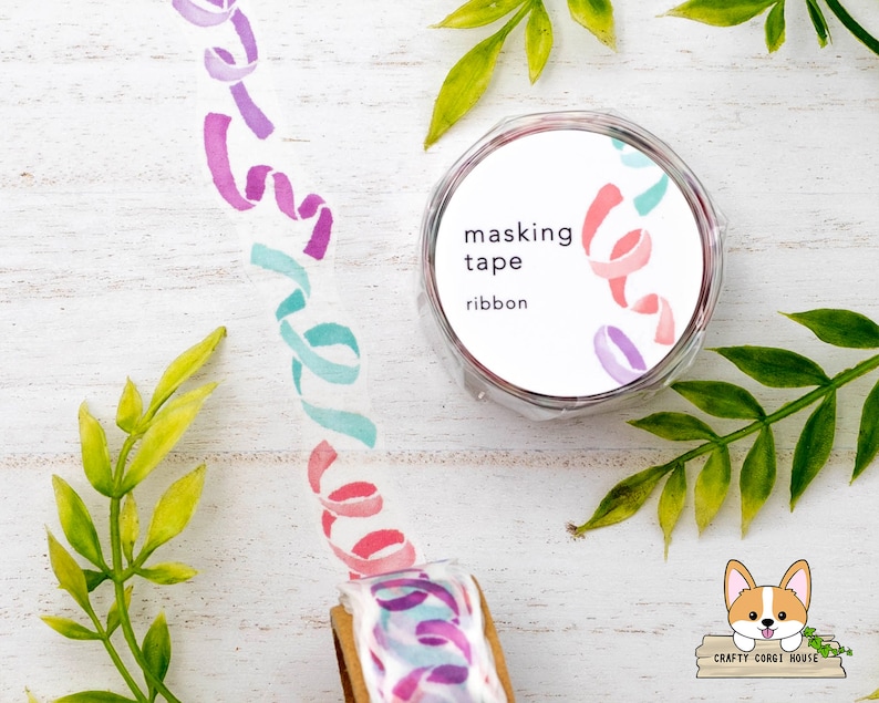1 Roll | 18mm | Mind Wave | Die Cut Washi Tape | Collage - Ribbon - Etsy