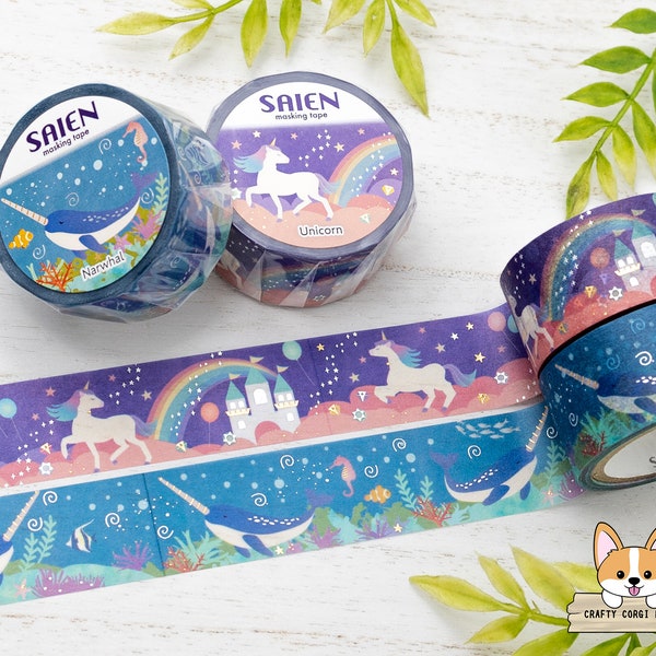 Unicorn Washi Tape - Etsy